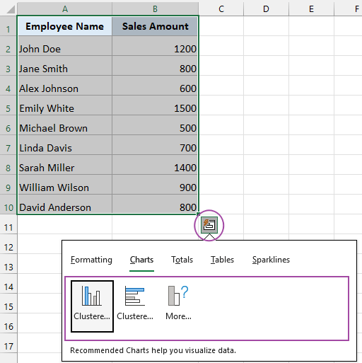 Full Guide for Excel's Quick Analysis Tool (with Examples)